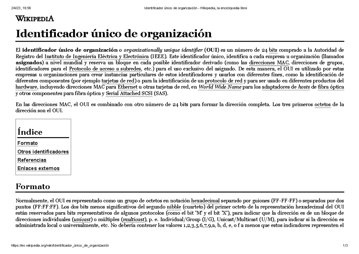 Identificador único de organización - Wikipedia, la enciclopedia libre ...