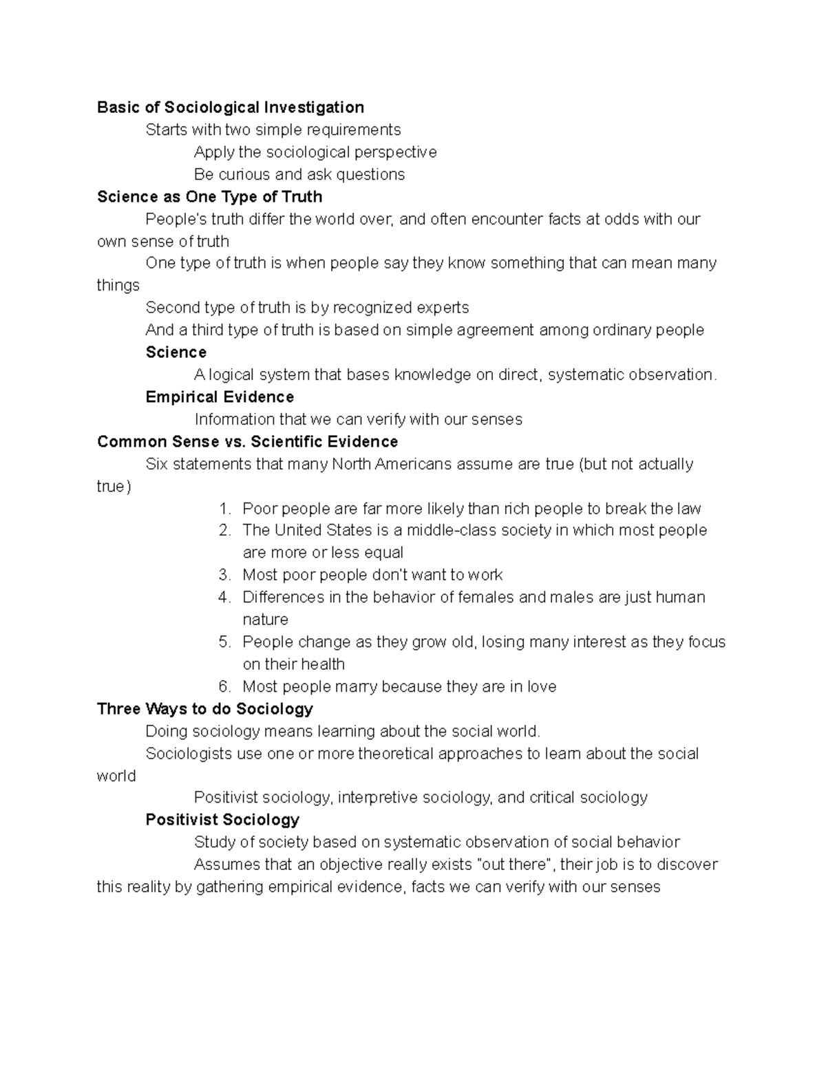 Chapter 2 and 3 Basic of Sociological Investigation What is Culture ...