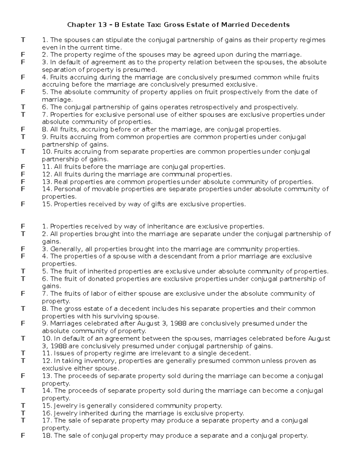 Chapter 13B Estate Tax Gross Estate of Marreid Decedents - Chapter 13 ...