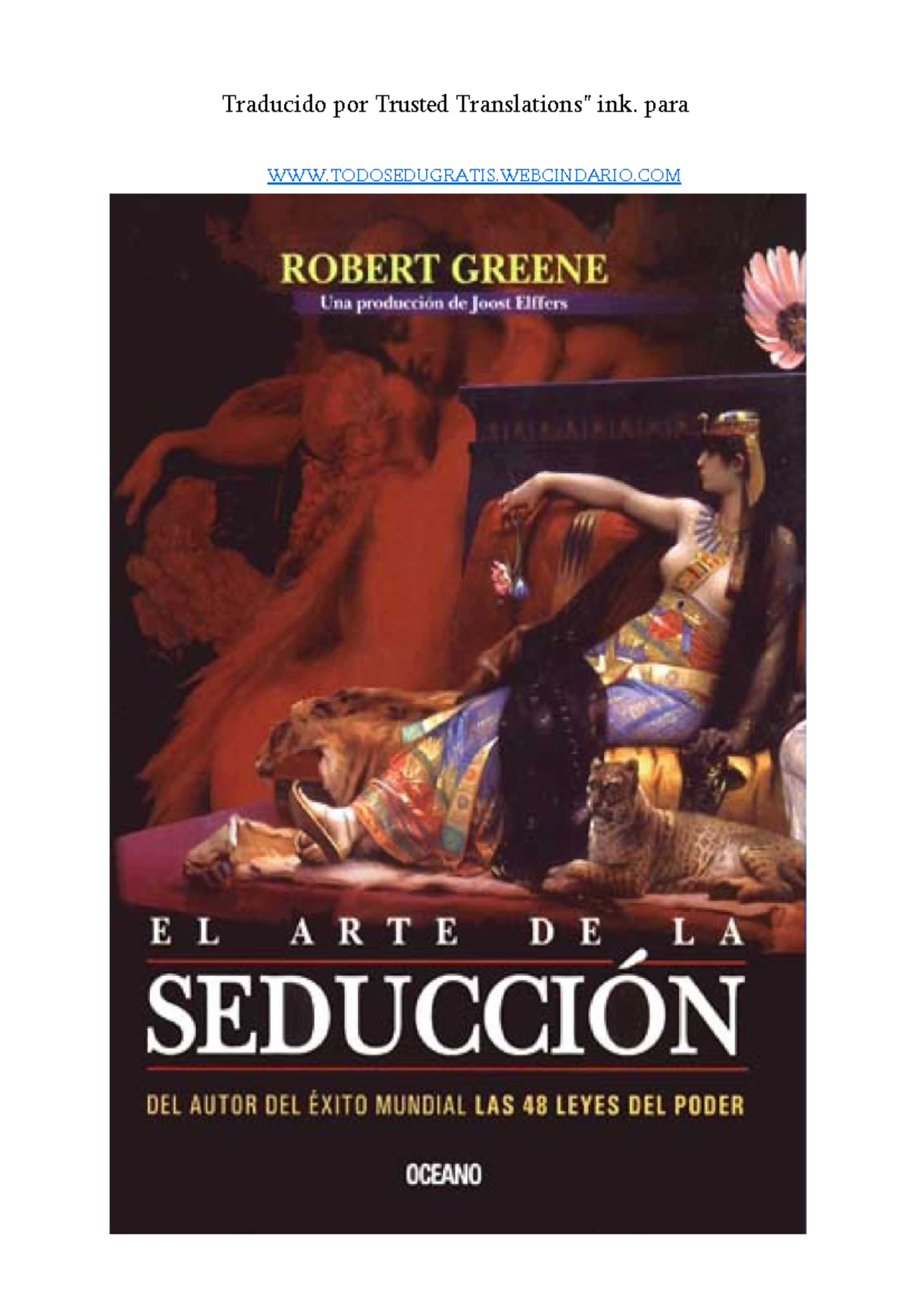 El arte de la seduccion - Aprende a seducir con efectividad - - Studocu