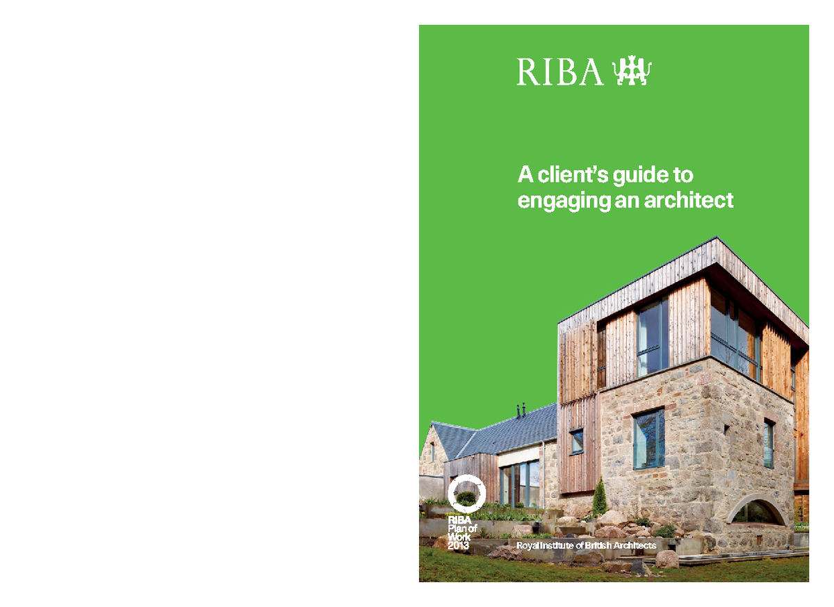 Client guide to engaging an architect - Royal Institute of British ...