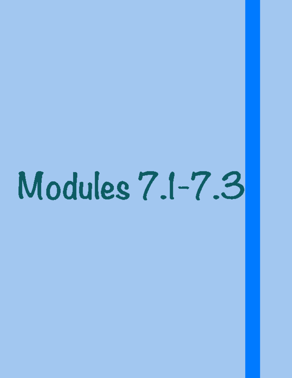 Modules 7.1-7.3 - Modules 7-7. Modules 7-7. 10/24/ 1. Muscles a ...