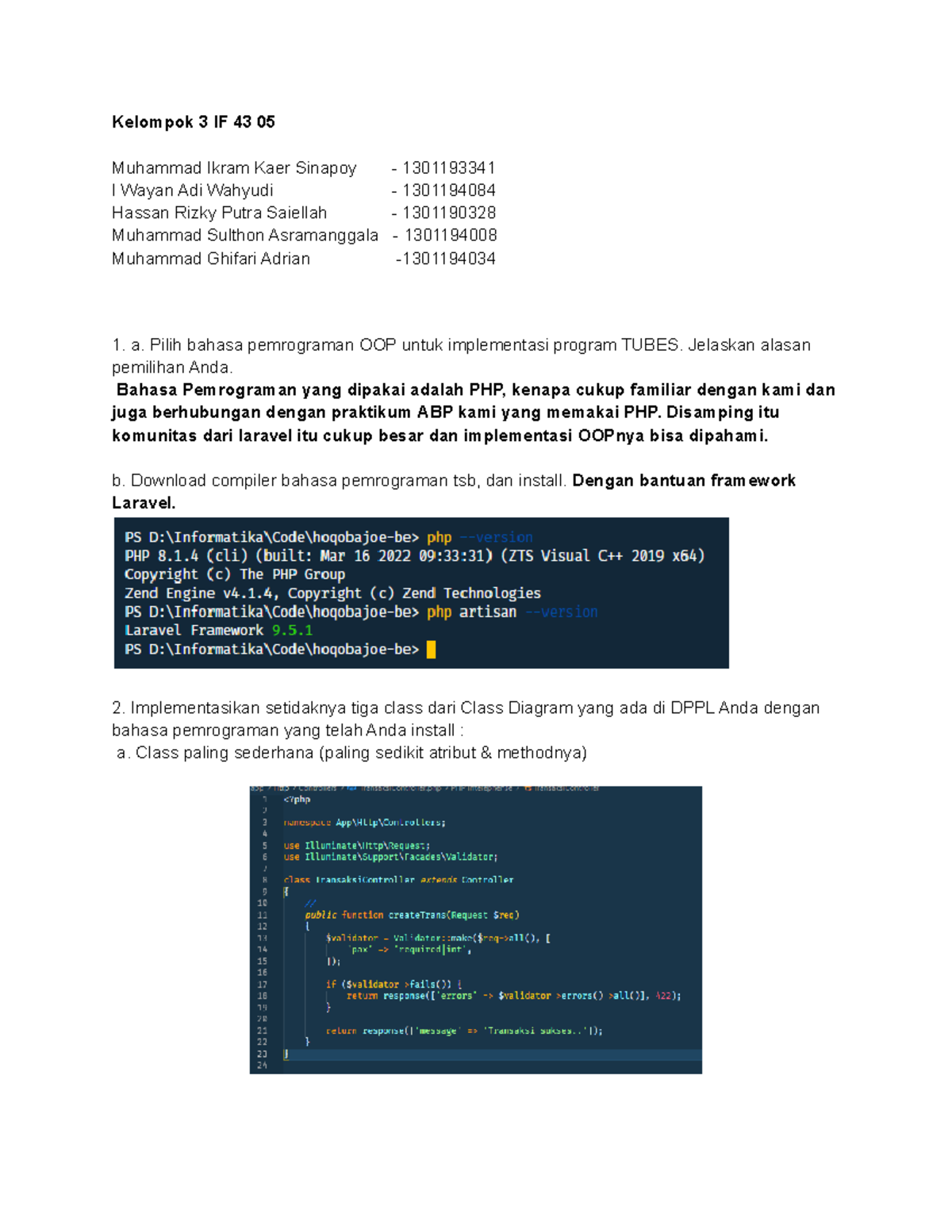 Jurnal MOD7 Kelompok 3 IF 43 05 FNI - Kelompok 3 IF 43 05 Muhammad Ikram Kaer Sinapoy ...