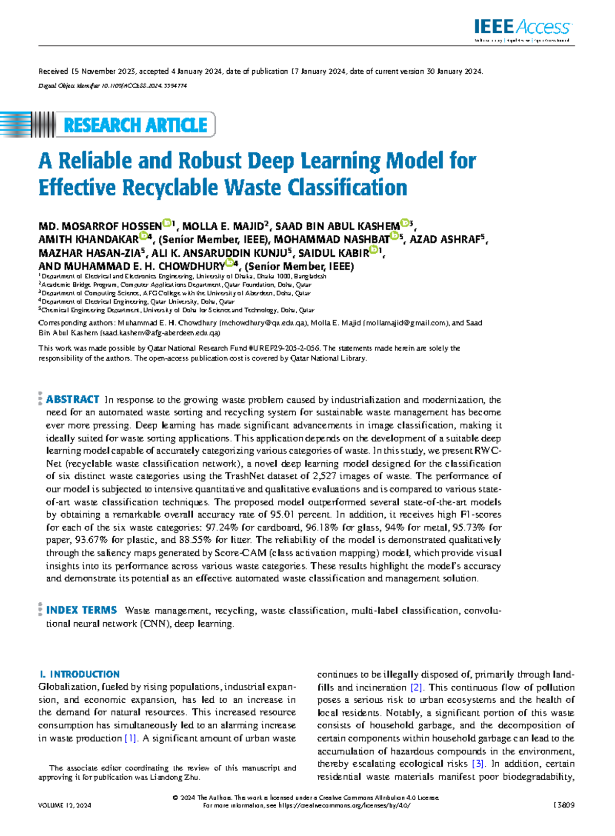 A Reliable and Robust Deep Learning Model for Effective Recyclable ...