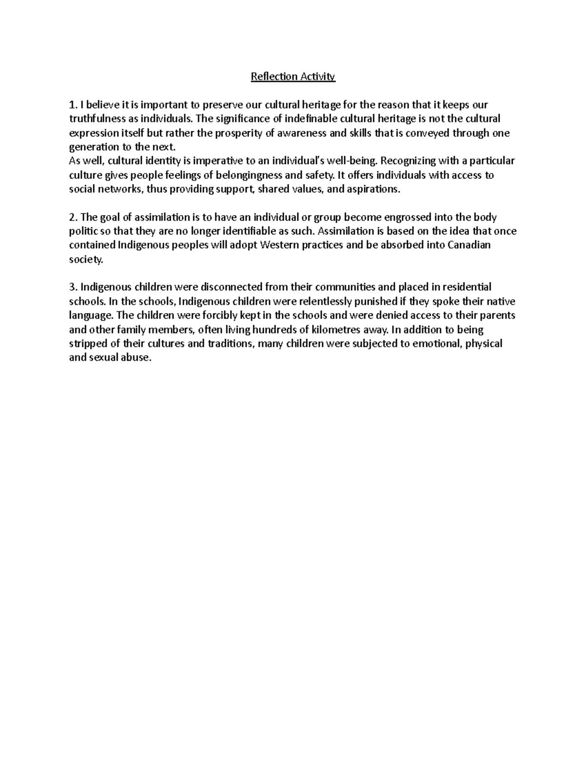 Reflection Activity-Reflection Activity-Reflection Activity-Reflection ...