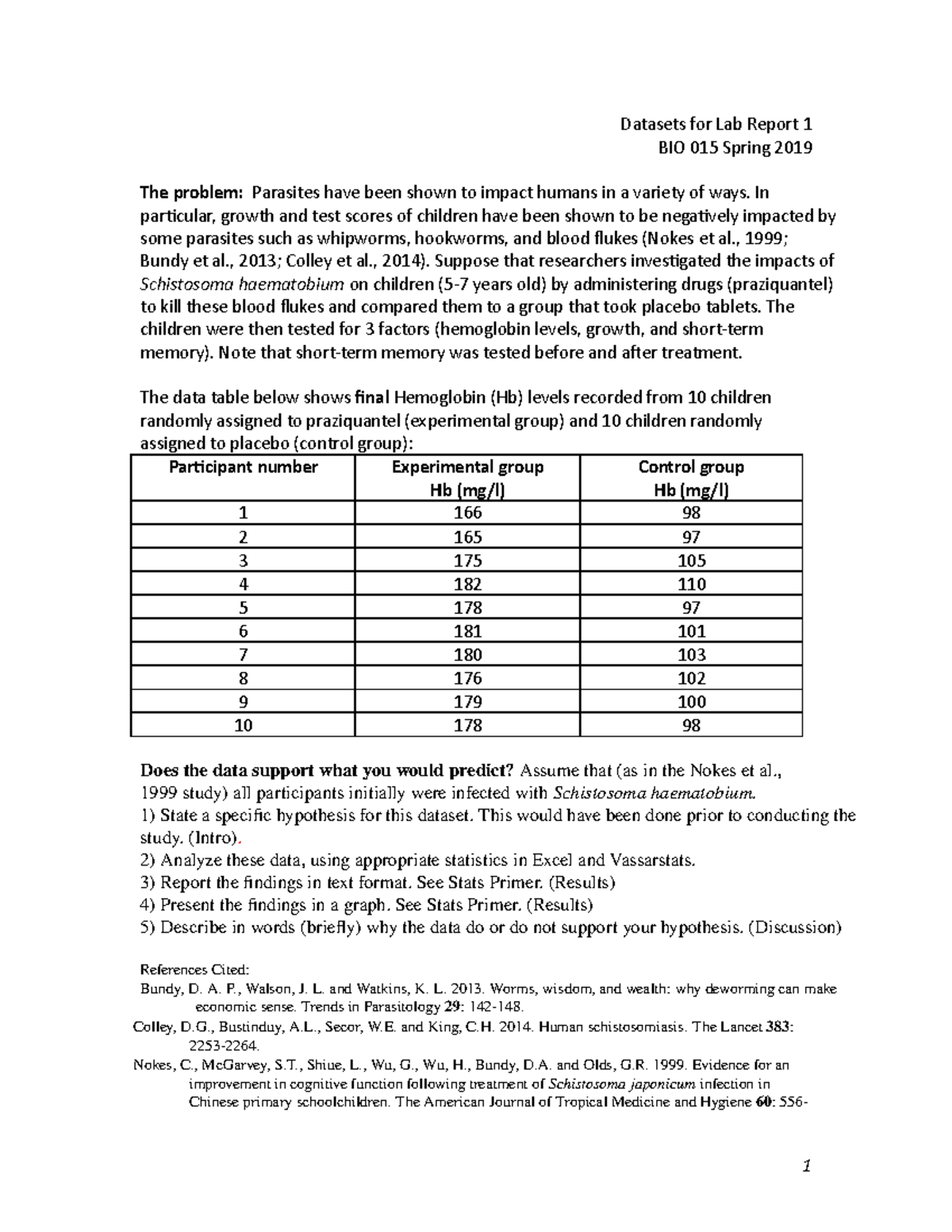 Lab Report 1 problem set BIO15 S19 copy - Datasets for Lab Report 1 BIO ...