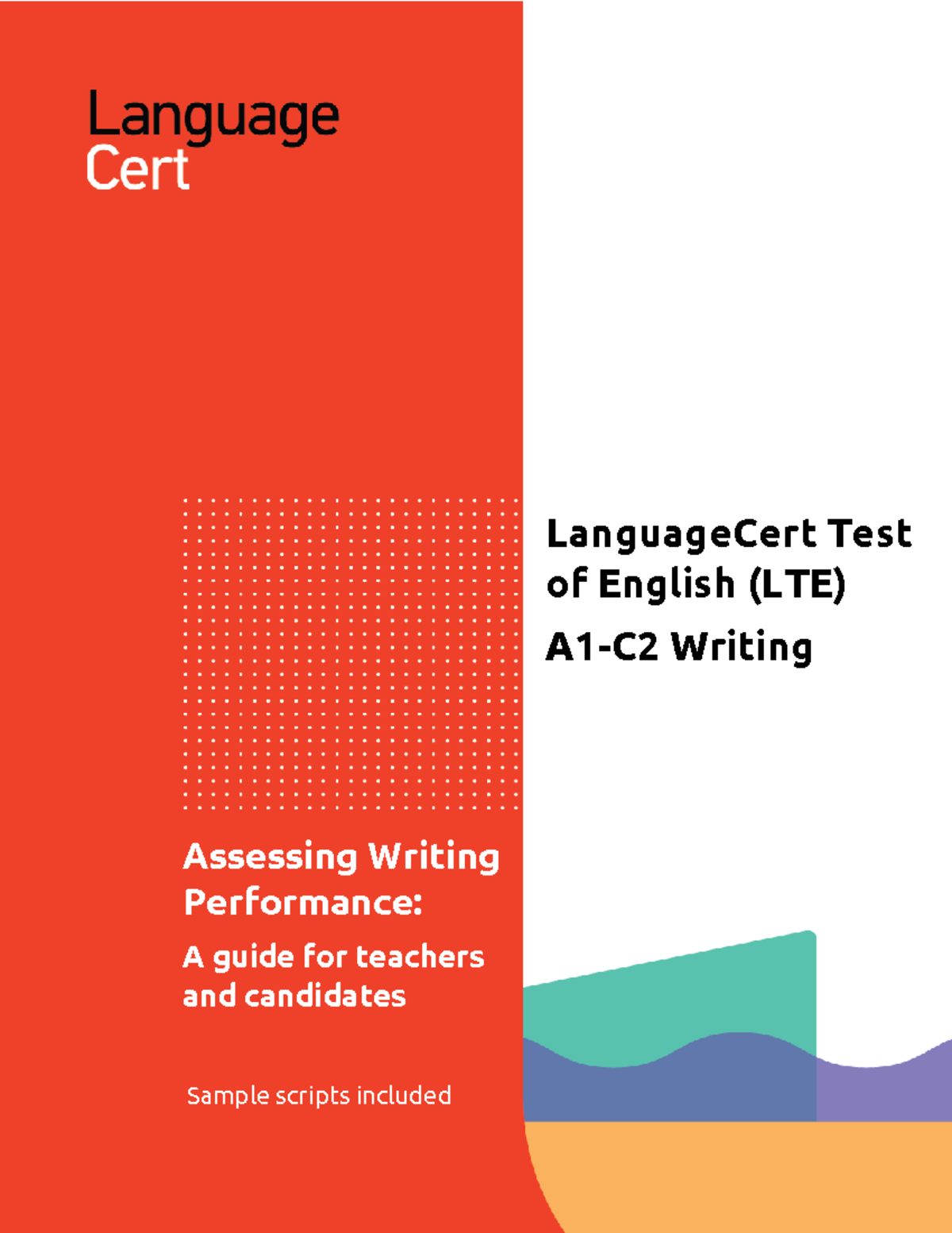Language Cert Test of English LTE A1C2 Writing A guide in assessing ...