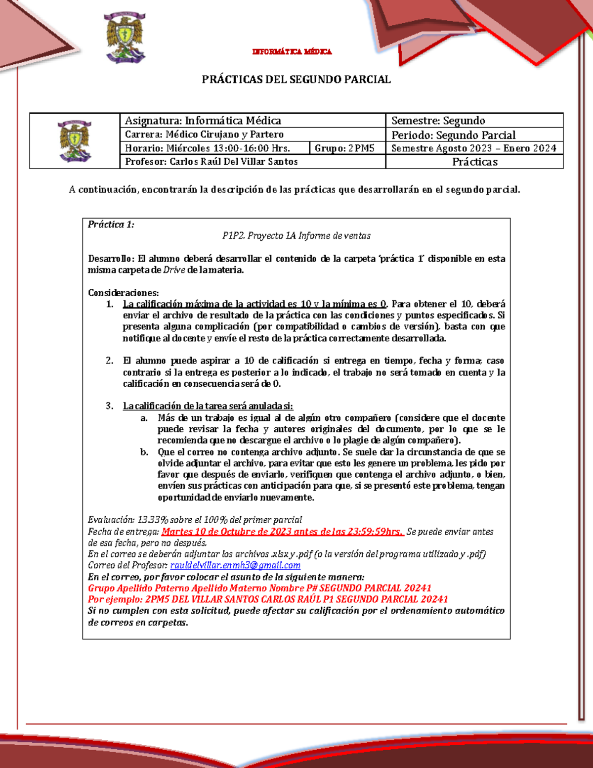 Pr Ã¡cticas Segundo Parcial Inform Ã¡tica MÃ©dica 2PM5 2 - INFORMÁTICA ...