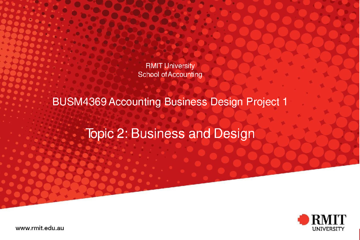 Topic 2 Professions and Design updated 32022-1 - RMIT University©20 101 ...