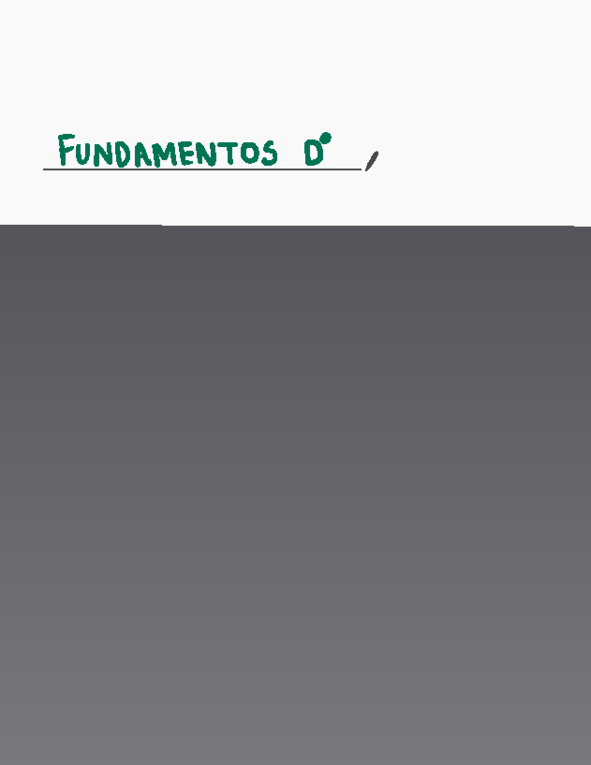 Apuntes Fundamentos Examen Final - FUNDAMENTOS D EXAMEN FINAL POSIBLES ...