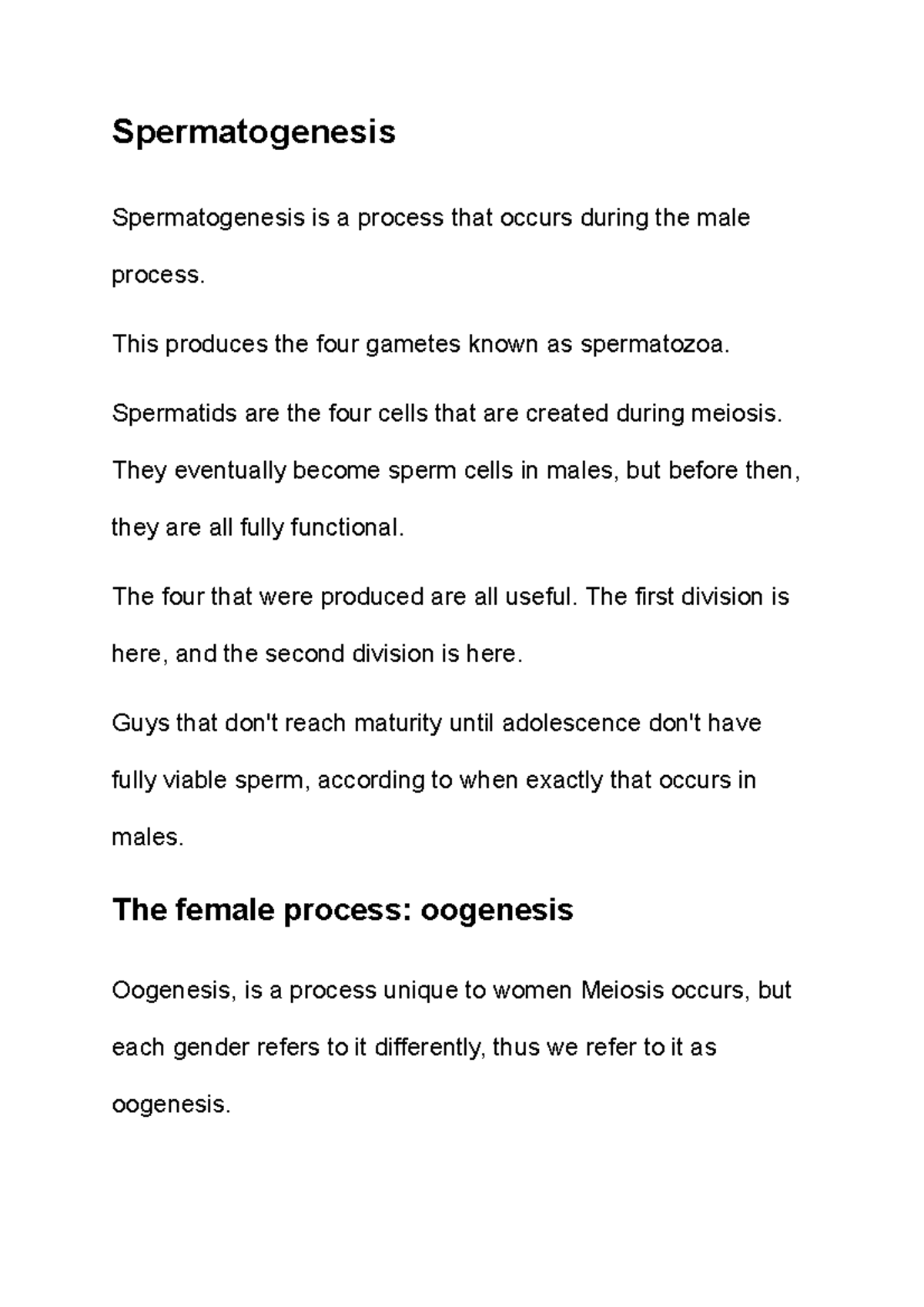 Spermatogenesis - jay sir - Spermatogenesis Spermatogenesis is a ...