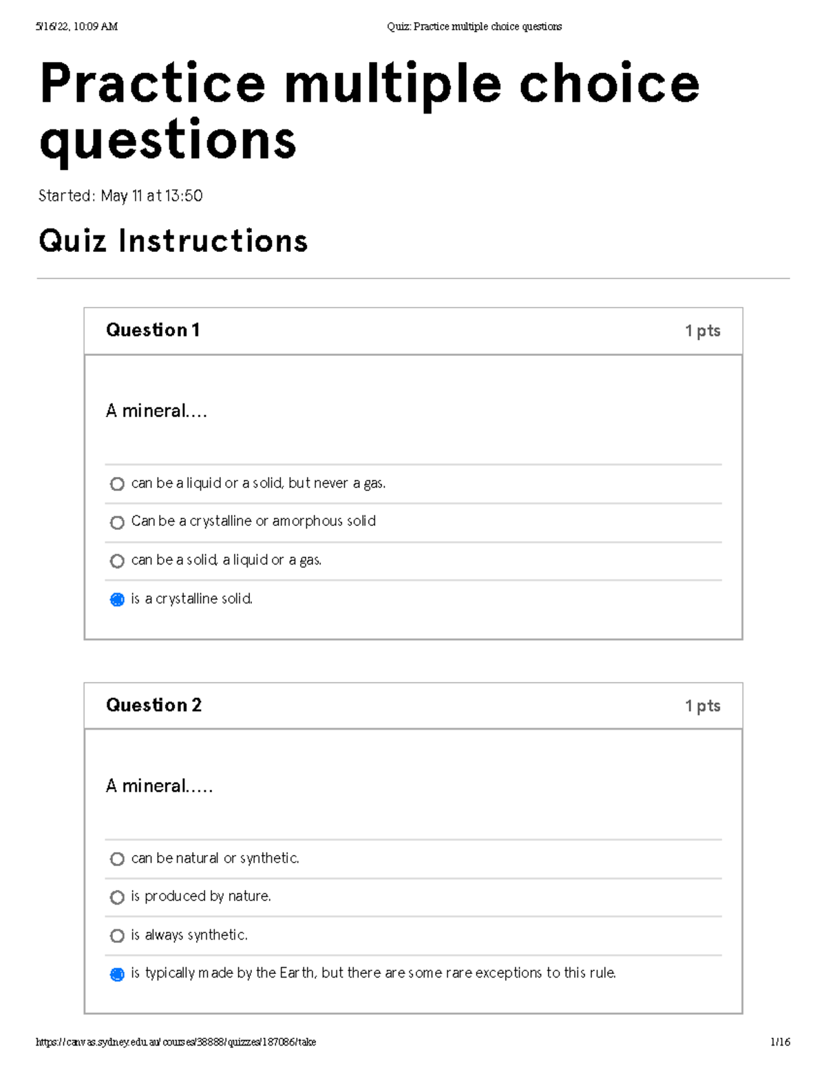 Quiz Practice multiple choice questions - Practice multiple choice ...
