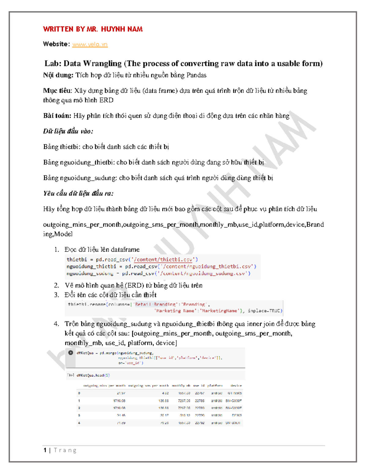 Lab-data-wragling - Hshshs - Website: yelo Lab: Data Wrangling (The process of converting raw ...