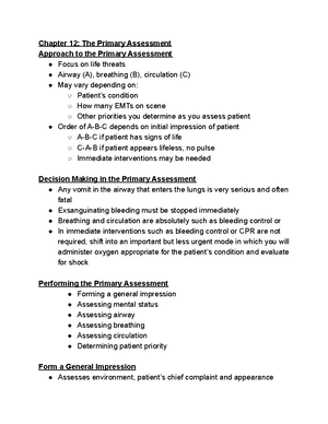 Chapter 11 Scene Size-Up - Chapter 11: Scene Size-Up Scene Size-Up ...