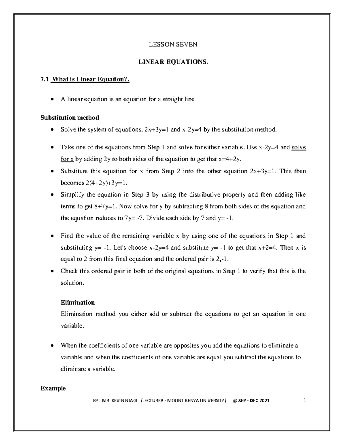 lesson-7-linear-equations-by-mr-kevin-njagi-lecturer-mount-kenya