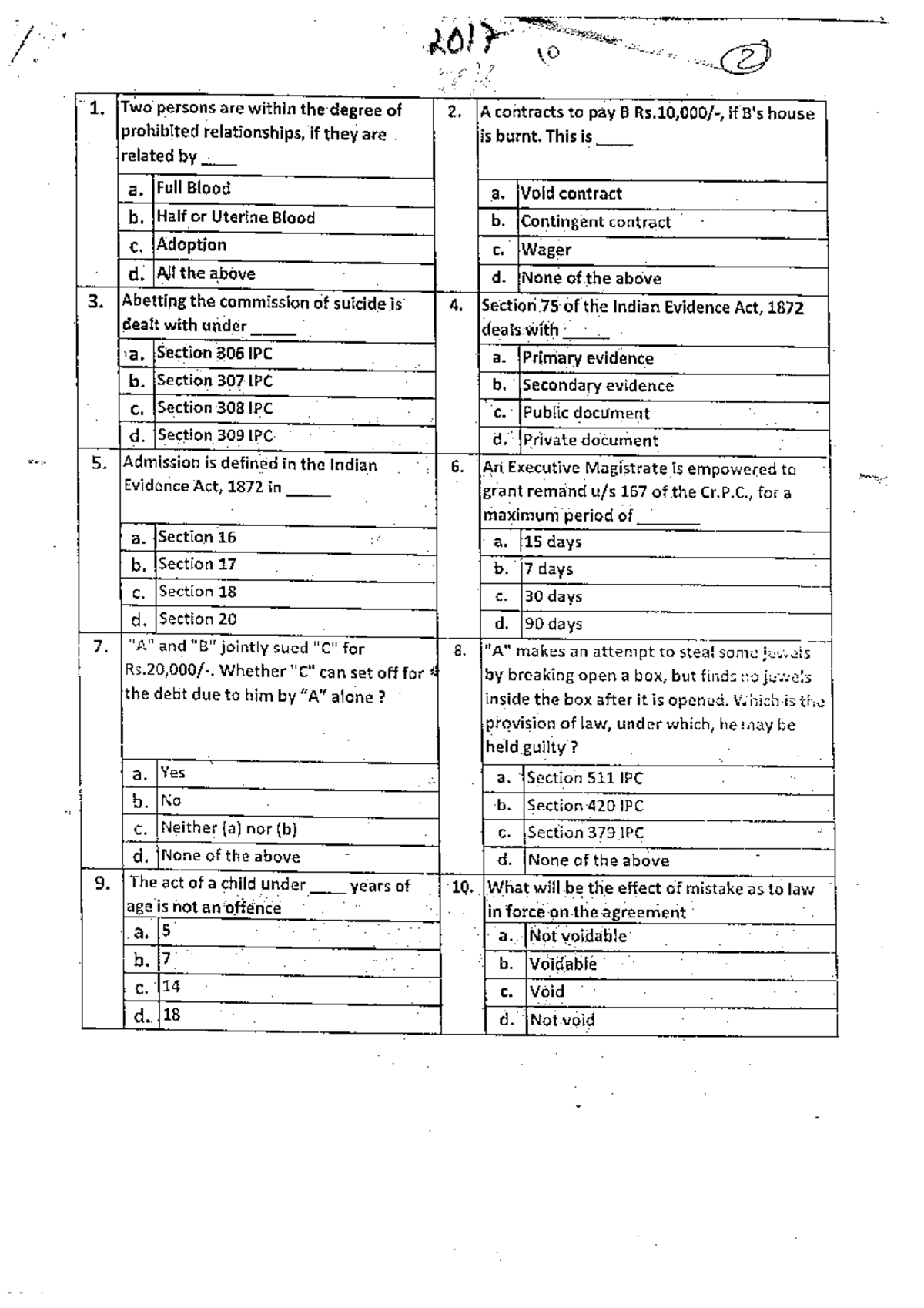 Jcj paper 2 - Constitutional laws - Studocu