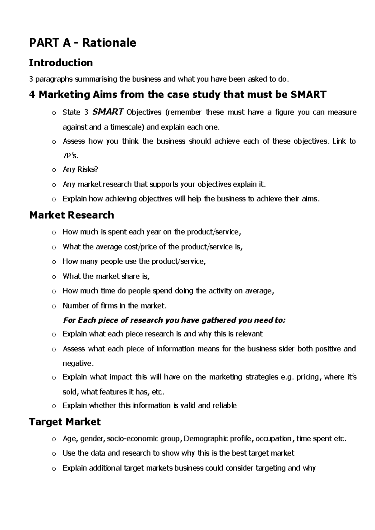 Writing Frame - PART A - Rationale Introduction 3 paragraphs ...