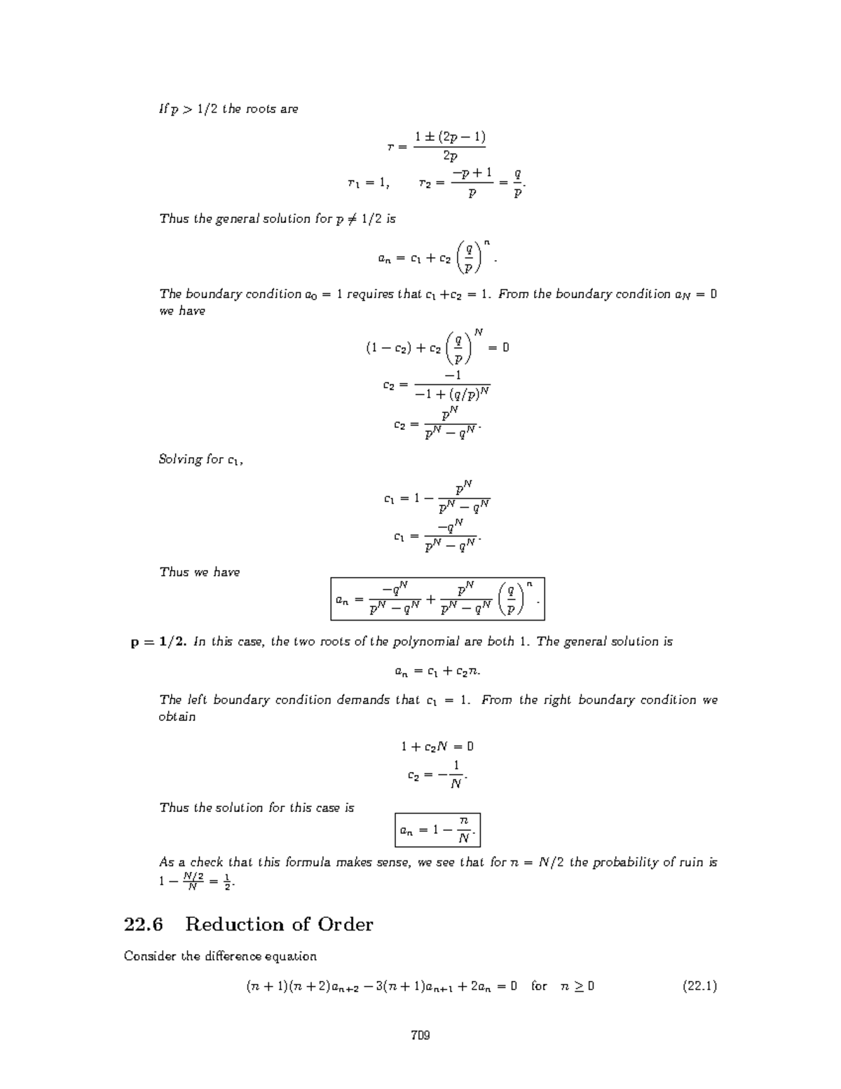 Ref MATH Adv Math Methods Sean Mauch-183 - If p > 1 / 2 the roots are r ...