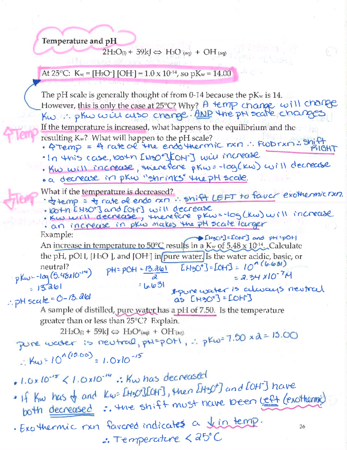temperature ph lecture note - CHEM 1111 - Studocu