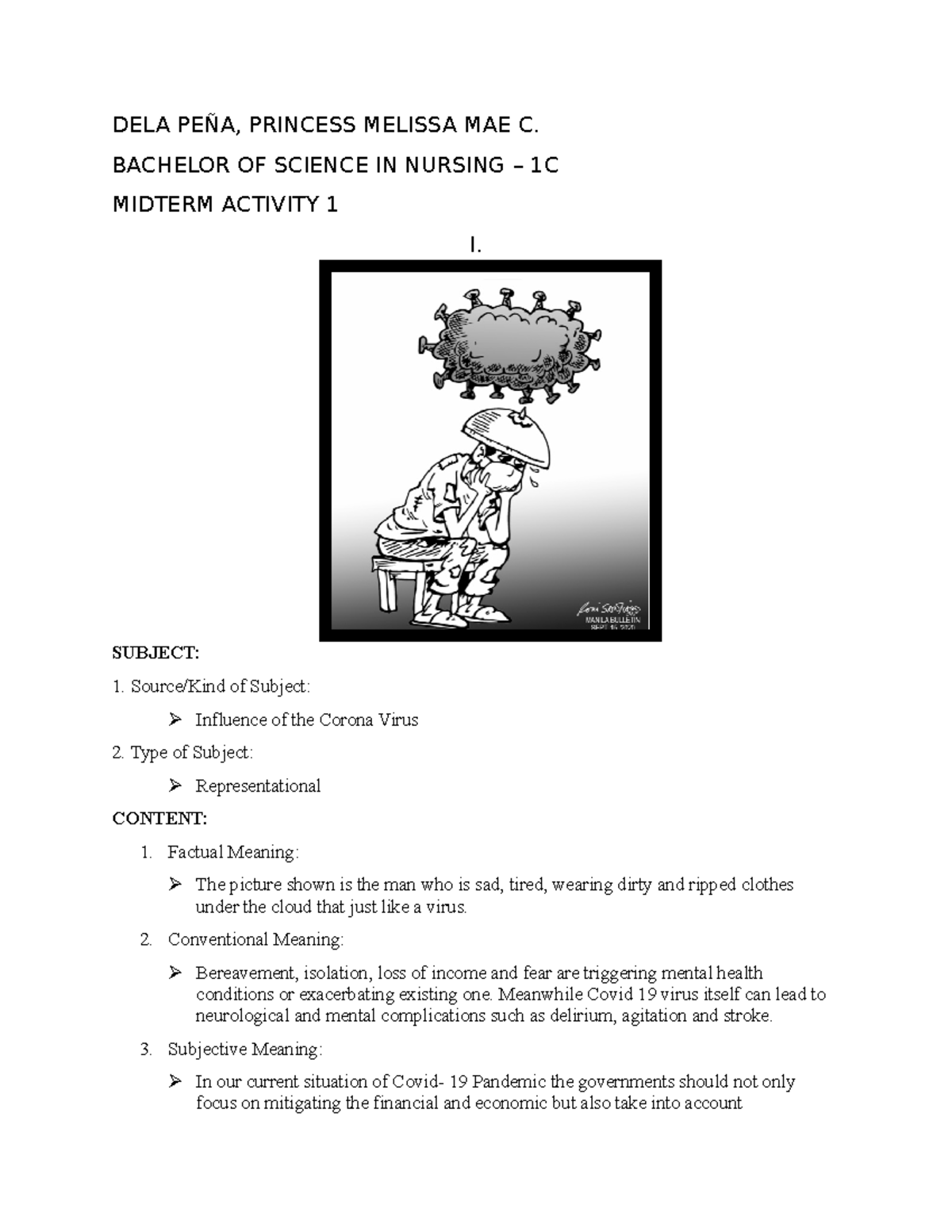 Art Mid Act1 (Dela Peña, Princess Melissa Mae - BSN1C - DELA PEÑA ...