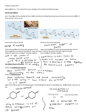 Organic Chemistry Chapter 1 Part 1 Notes - Chapter 1 Notes Part I Read ...