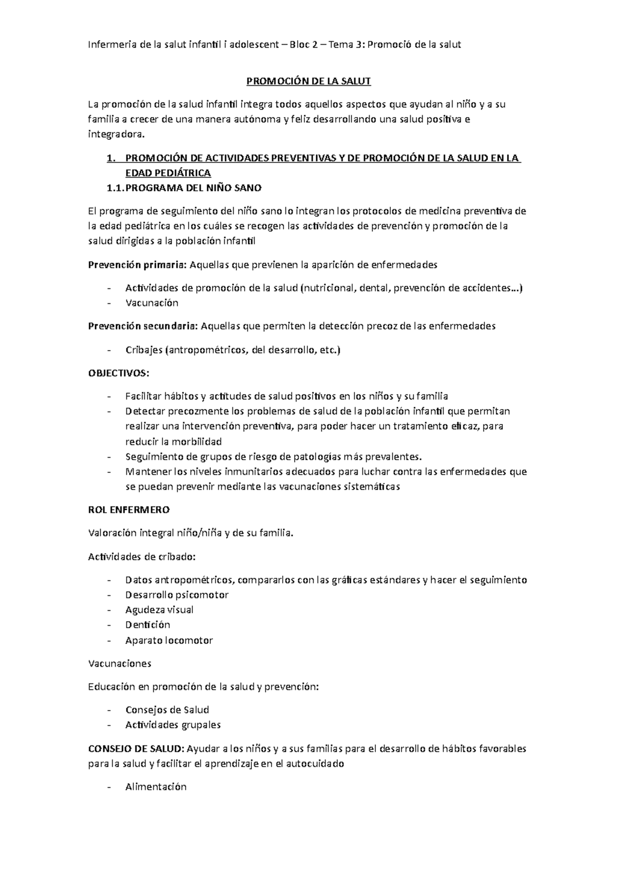 Tema 3 Promoción De La Salud PromociÓn De La Salut La Promoción De