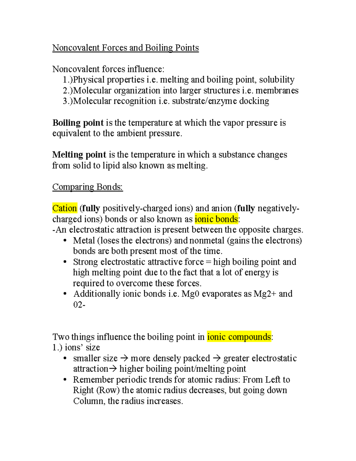 Tutorial 89 - Professor - Steven Hardinger - Noncovalent Forces and ...