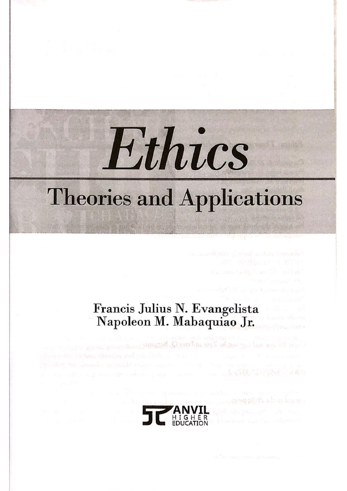 Ethics-Theories-and-Applications Chap 1 - Ethics Theories and ...