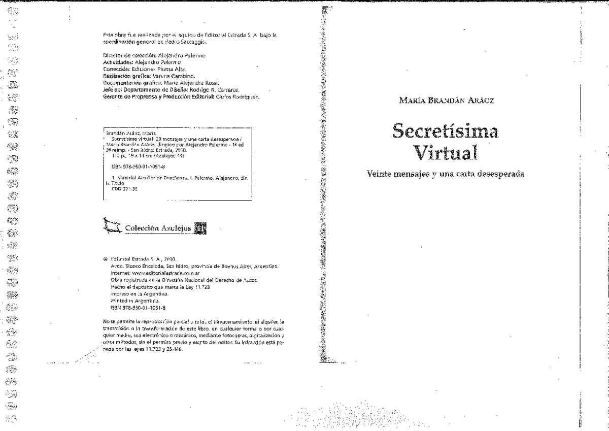 Secretisima Virtual - apunte - Esta obra fue realizada por el equipo de Editorial Estrada S ...