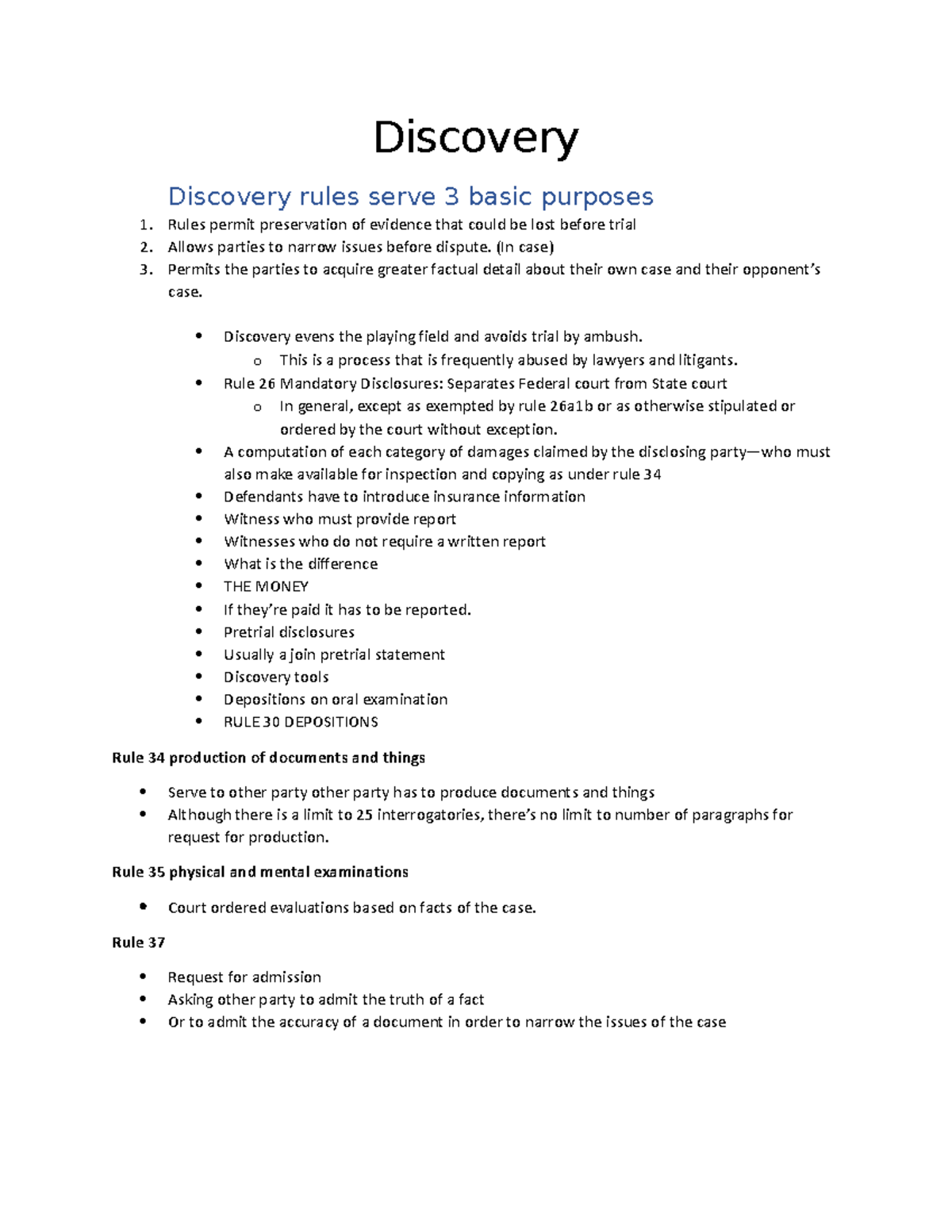 Discovery - Discovery Discovery rules serve 3 basic purposes Rules ...