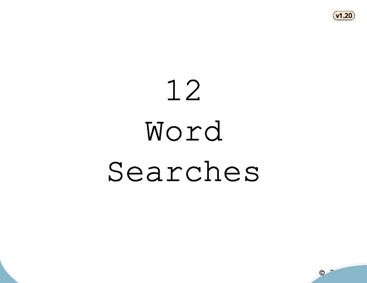 12 Word Searches - Personal Development - Studocu