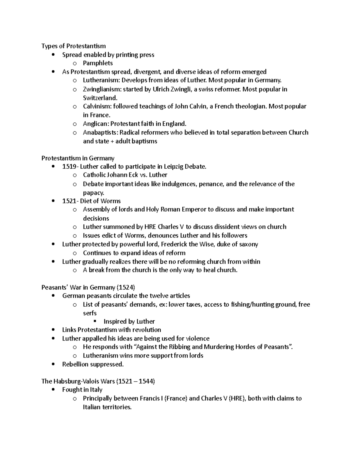 History 102 (Part 7) - Professor: Samantha Perez - Types of ...