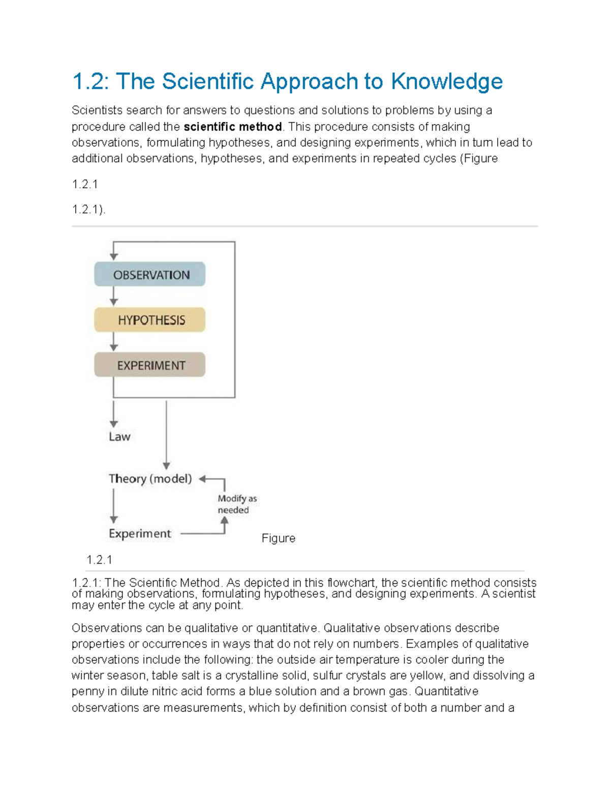 1.2 The Scientific Approach to Knowledge - 1: The Scientific Approach ...