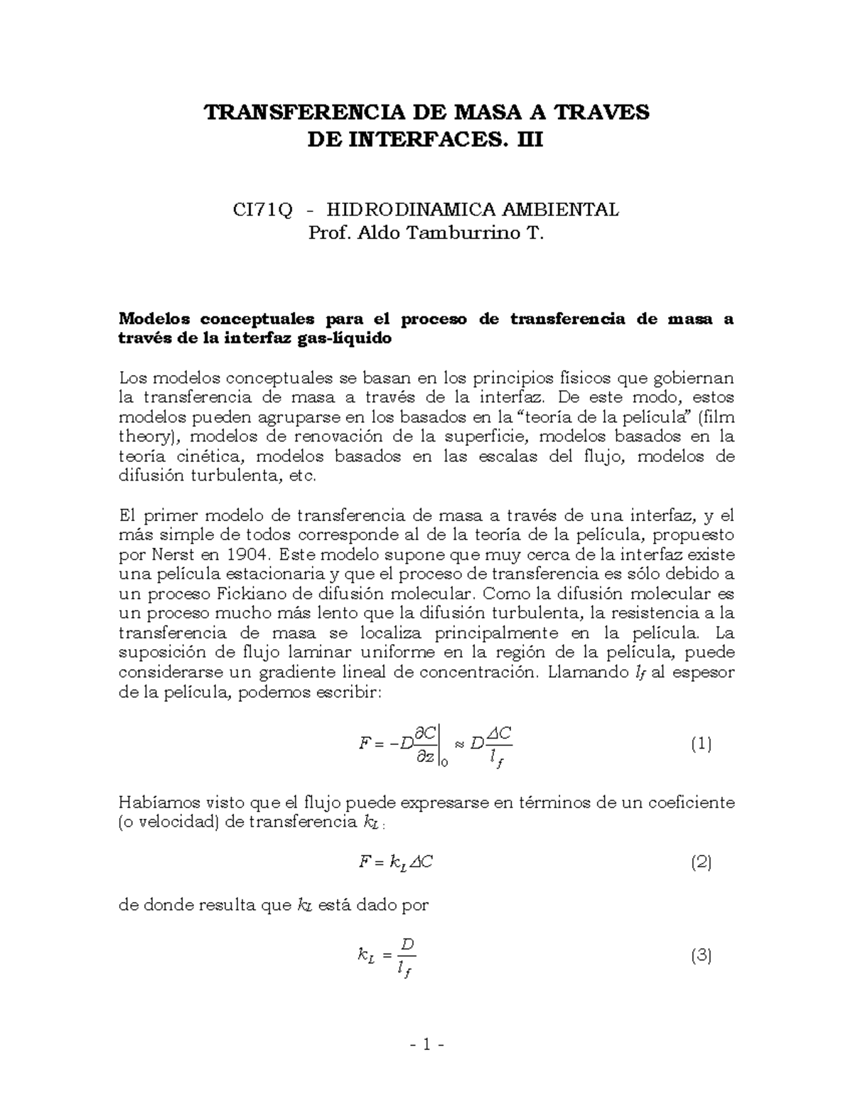 Transferencia 2 - xxxxxxxxxx - TRANSFERENCIA DE MASA DE INTERFACES. III ...