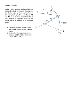 Suggested Problems 4 - Equilibrium of Rigid Bodies in 2D - Suggested ...