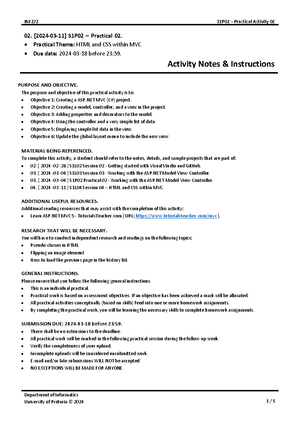 INF 272 Cheat Sheet - LECTURE 11 Abstraction: First pillar of OOP: Modeling the relevant ...