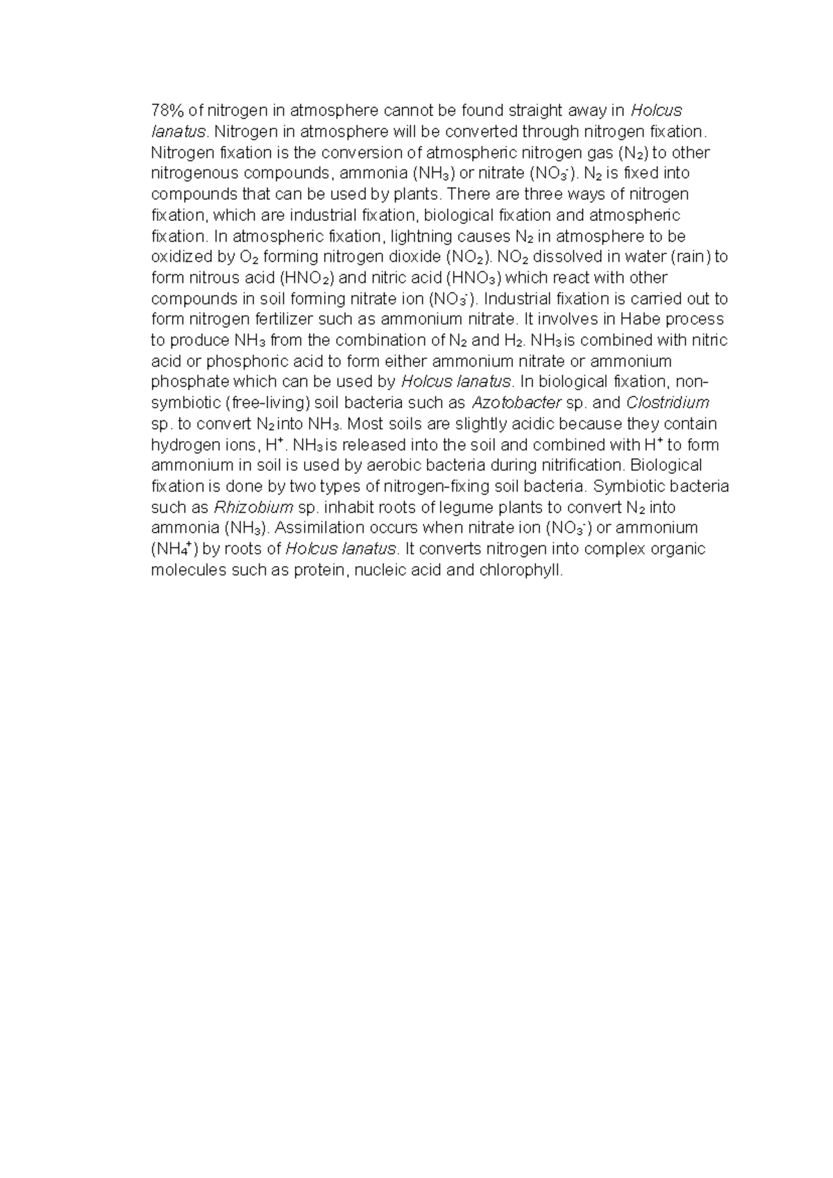 Nitrogen topic in SB025 - 78 of nitrogen in atmosphere cannot be found ...