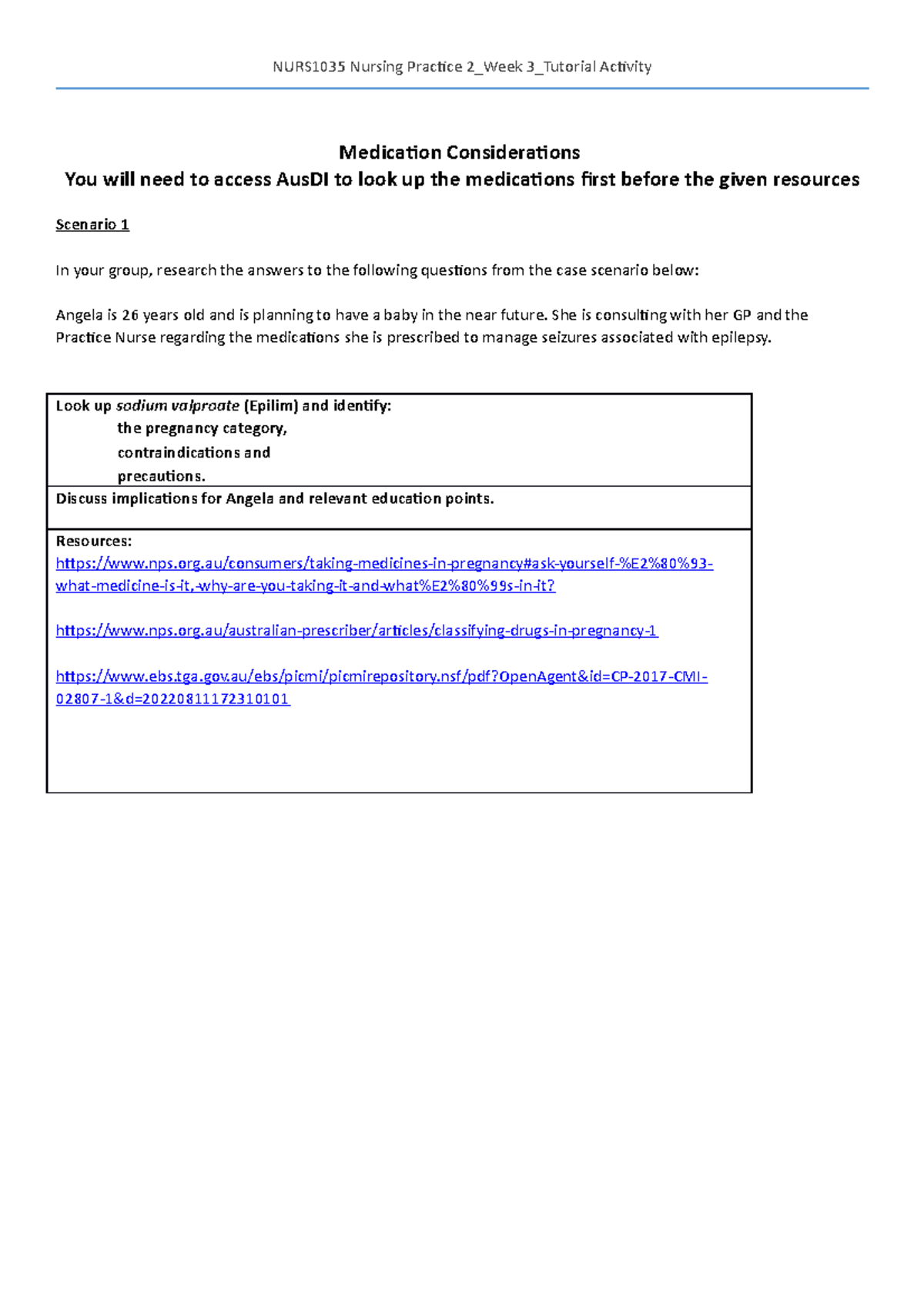 NP 2 week 3 worksheet - Medication Considerations You will need to ...