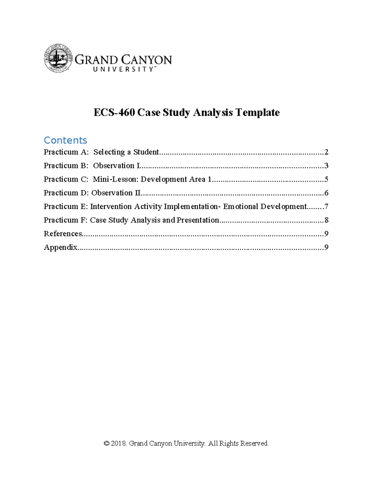 ECS-460 Case Study Analysis Template F - ECS-460 Case Study Analysis ...