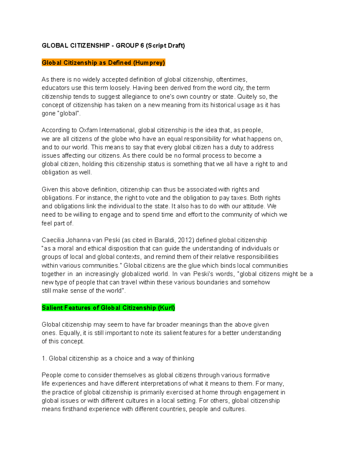 G6-Script-Draft-Contemporary-Worldad - GLOBAL CITIZENSHIP - GROUP 6 ...