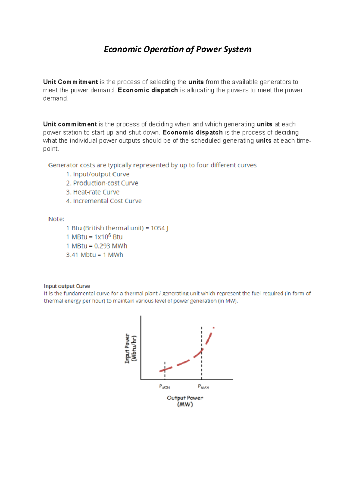 EOPS - ECONOMIC OPERATION OF POWER SYSTEMS - Economic Operation of ...