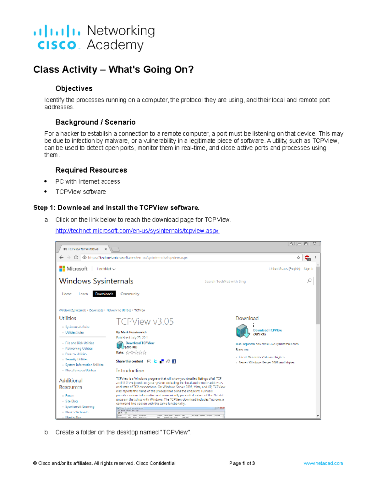 7.0.1.2 Class Activity - What's Going On - Class Activity – What's ...