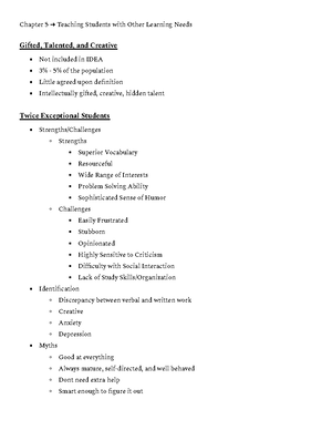 Chapter 1 Introduction to Inclusive Teaching - Chapter 1 Introduction ...