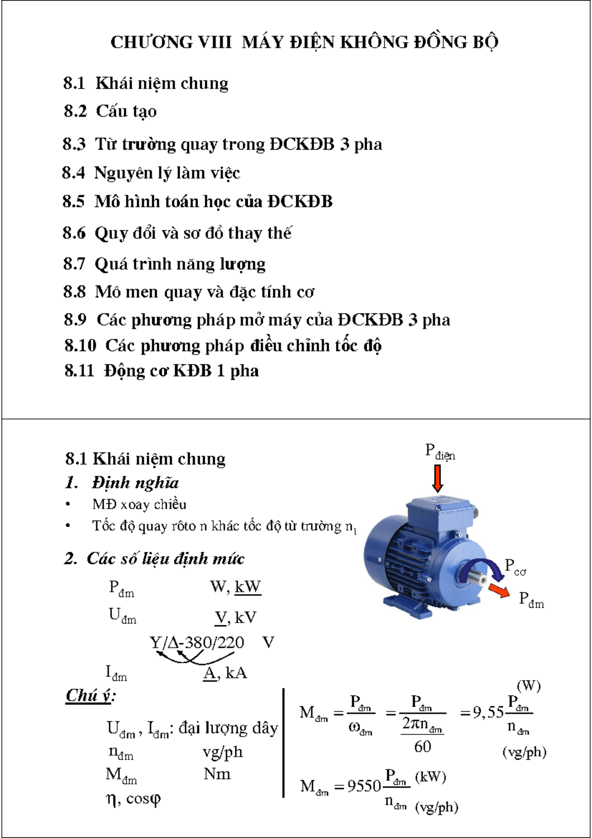 Chuong 8 May dien KDB - Được dịch từ tiếng Anh-Mô tả là mô hình phát ...