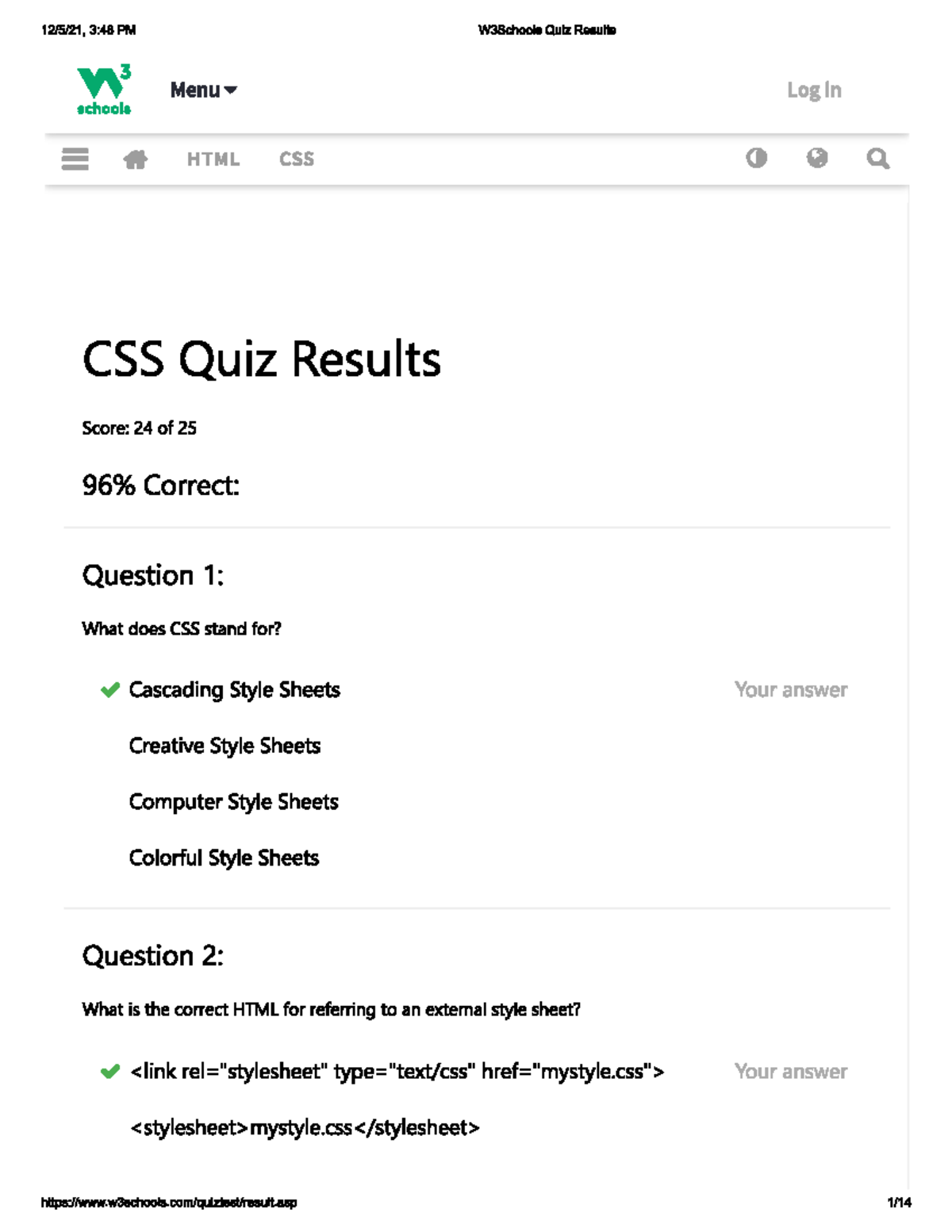 CS2205 Self Quiz for Unit 4 of the course - CS 2205 - Studocu