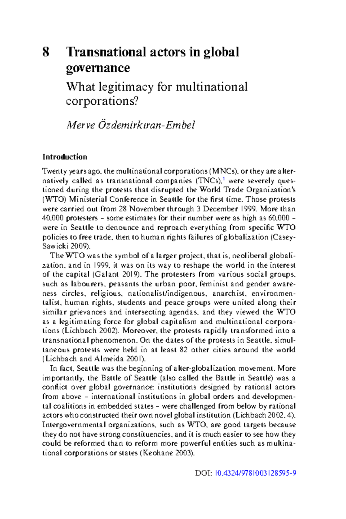 10 - study material - Transnational actors in global governance What ...