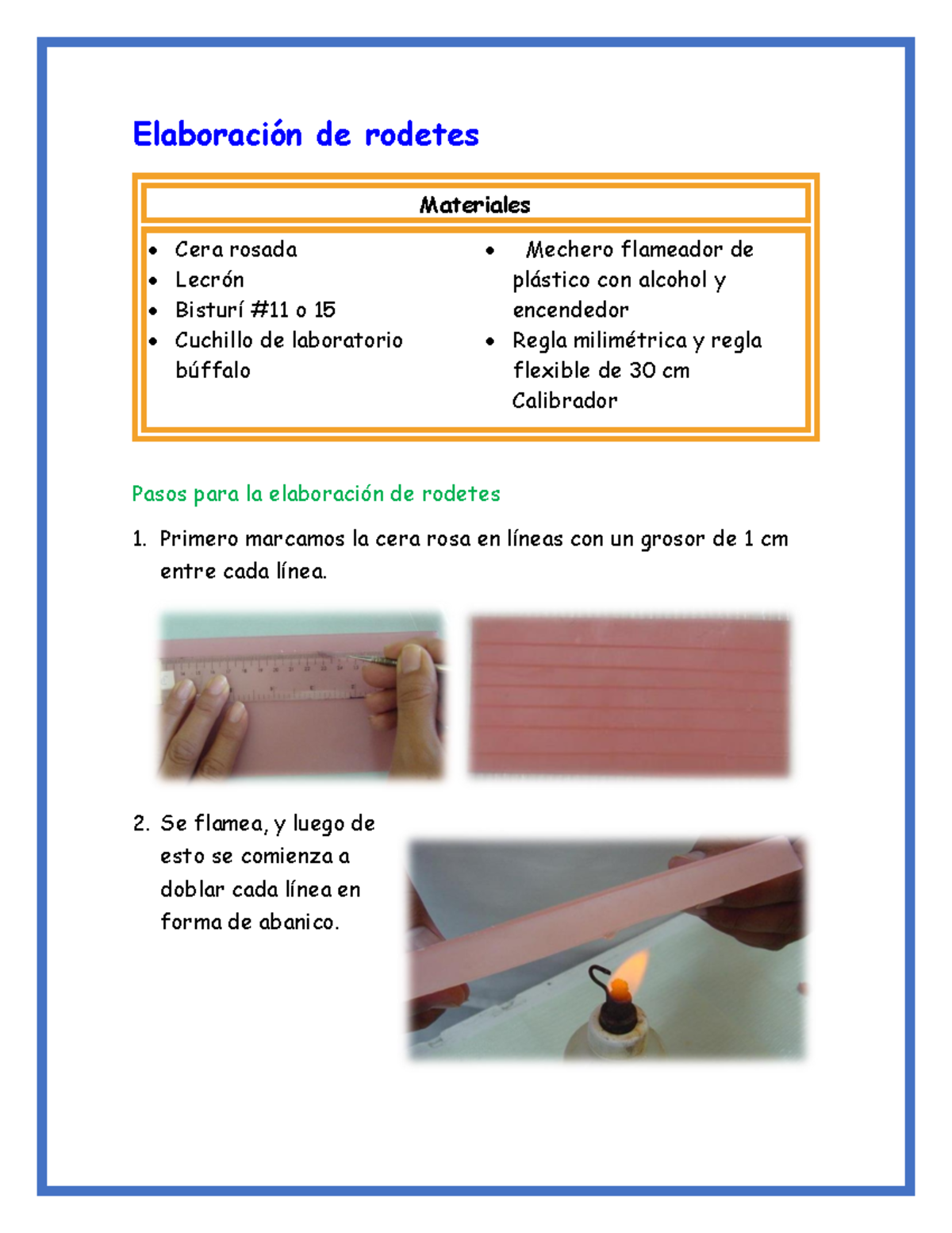 Porta 2 - rgrtrg grgt - ElaboraciÛn de rodetes Pasos para la ...