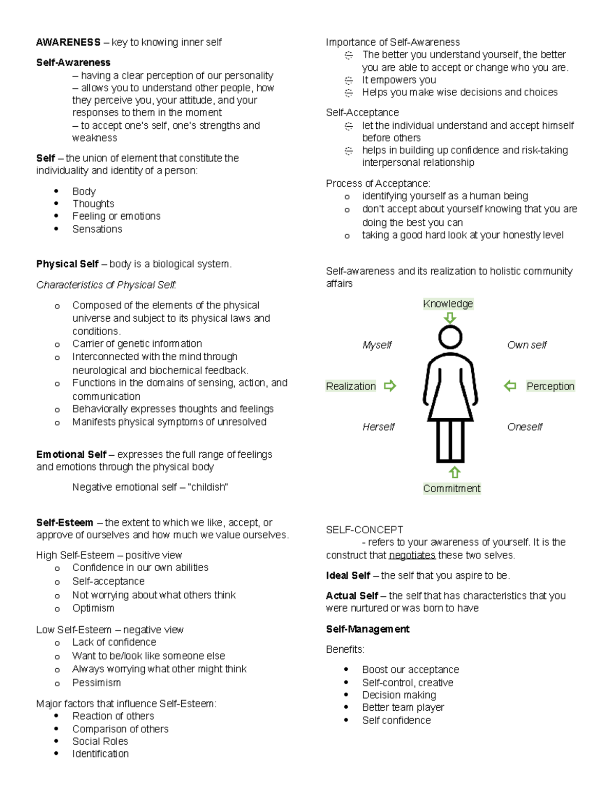 NSTP-LTS-Reviewer - Reviewer personal development - AWARENESS – key to ...