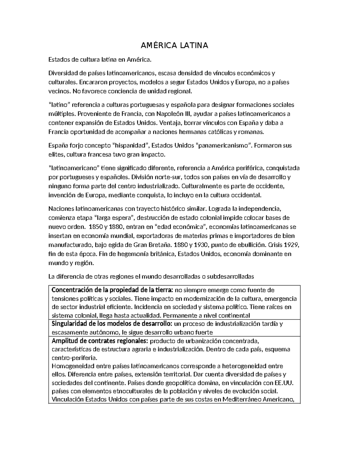 América Latina - AMÉRICA LATINA Estados de cultura latina en América ...