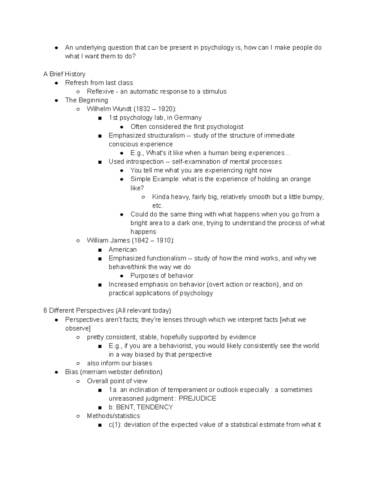 1 24 Tuesday - Exam 1 - Exam 1 - An underlying question that can be ...